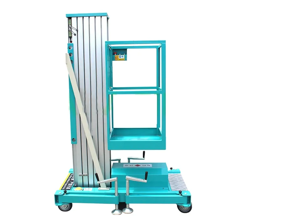 6-24m Mini Movable Hydraulic Portable Aluminum Man Lift