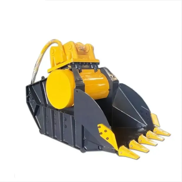 Excavator Breaking Jaw Crushing Bucket Crusher Screening Bucket