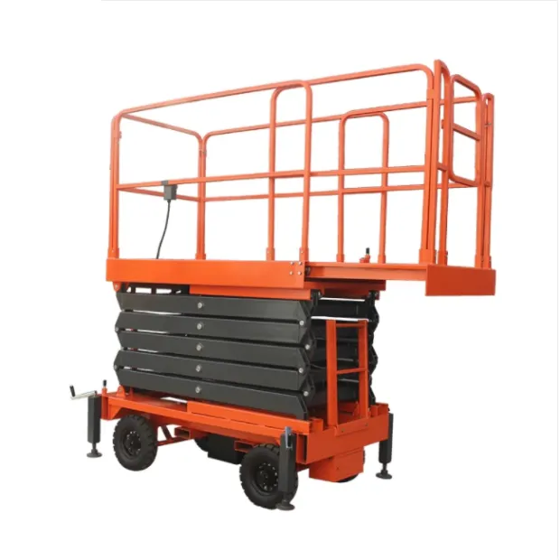 4m-18m Full Electric Hydraulic Mobile Scissor Lift