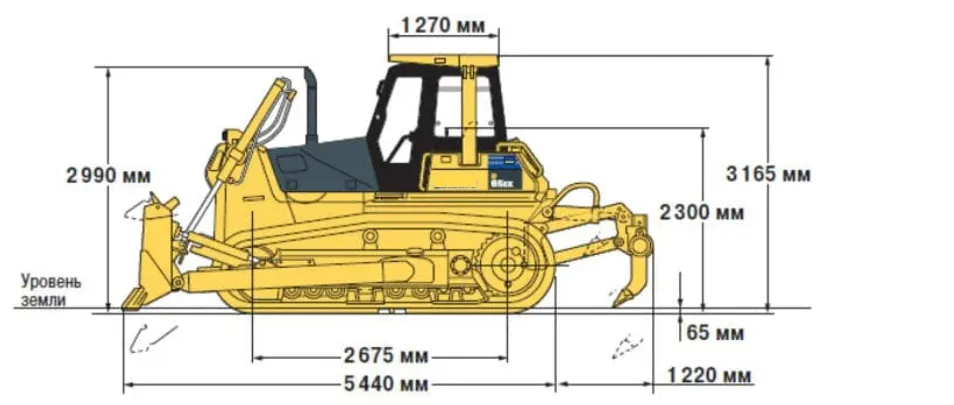 Dozer Original Work D65e D65p Used Bulldozer