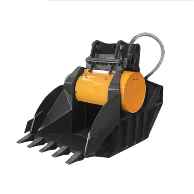 Excavator Breaking Jaw Crushing Bucket Crusher Screening Bucket