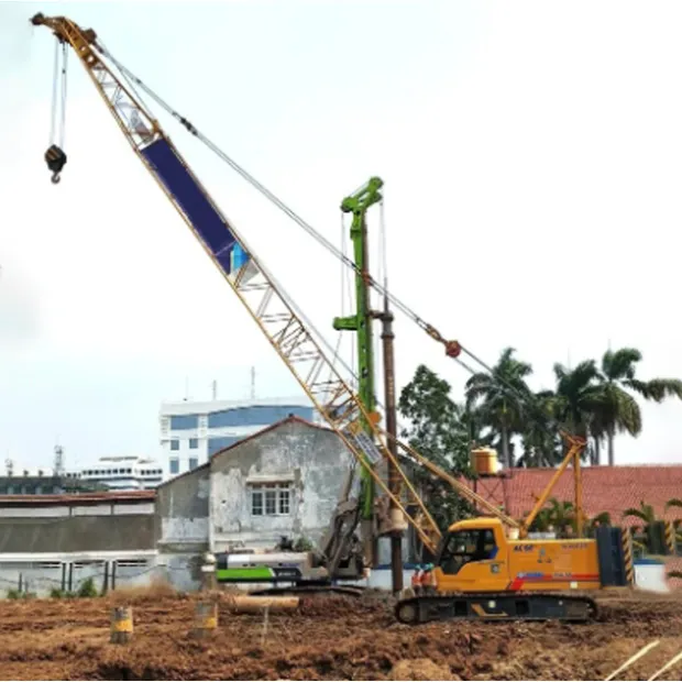 55 Ton New Mini Lattice Boom Crawler Truck Crane