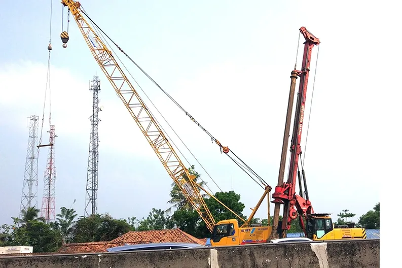 55 Ton New Mini Lattice Boom Crawler Truck Crane