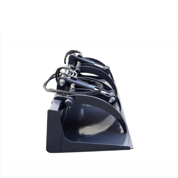 Solid Bottom Grapple Bucket for Skid Steer