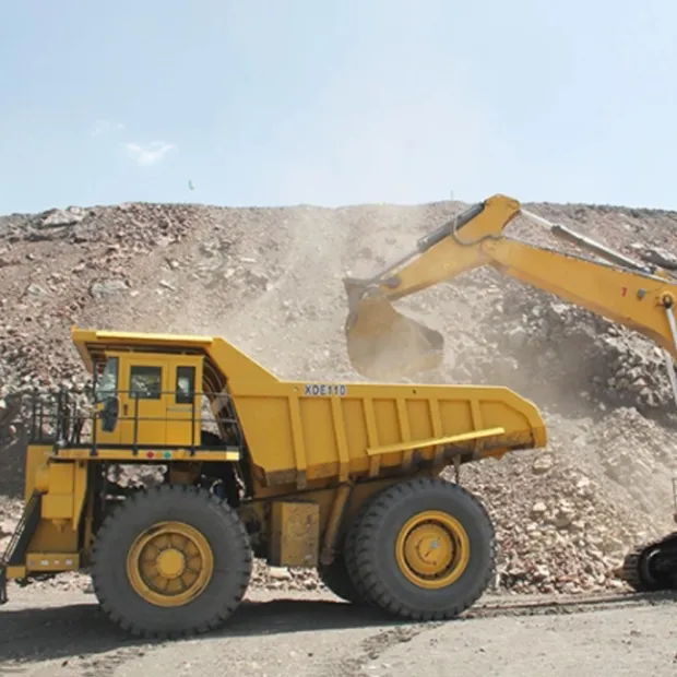90 Ton Mining Dump Truck with Double Axle Rigid Price
