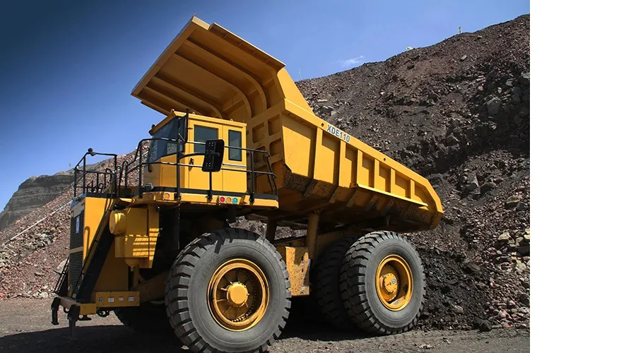 90 Ton Mining Dump Truck with Double Axle Rigid Price