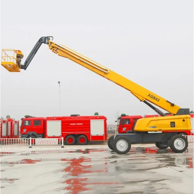 43m Straight Arm Elevating Working Platform Mobile Boom Lift for Sale