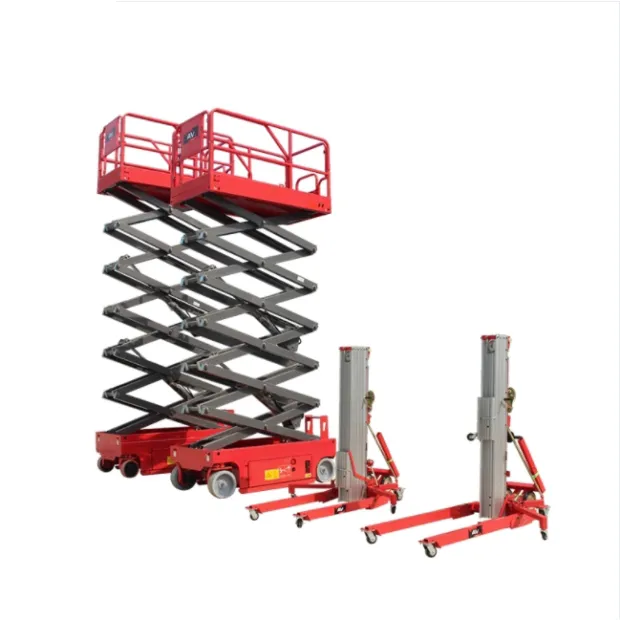 8~12m Electric Drivable Self Propelled Hydraulic Scissor Lift
