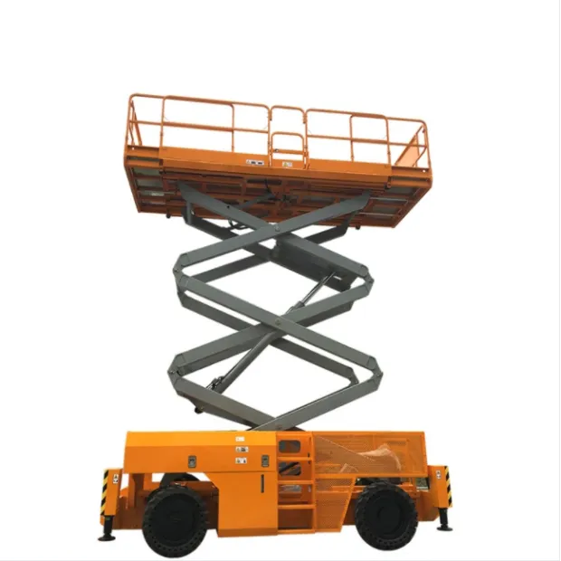Work Platform Diesel Power 4 Wheel Drive Scissor Lift