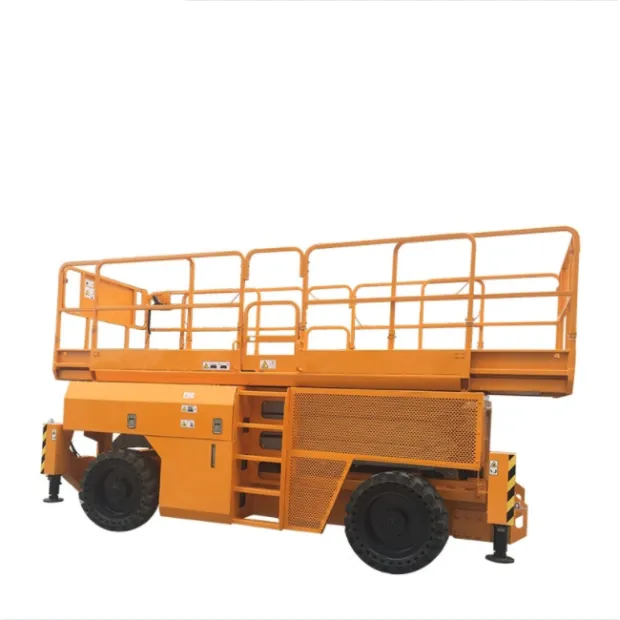 Work Platform Diesel Power 4 Wheel Drive Scissor Lift