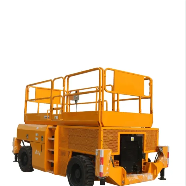 Work Platform Diesel Power 4 Wheel Drive Scissor Lift