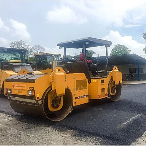 10 Ton Hydraulic Double Drum Compact Static Road Roller