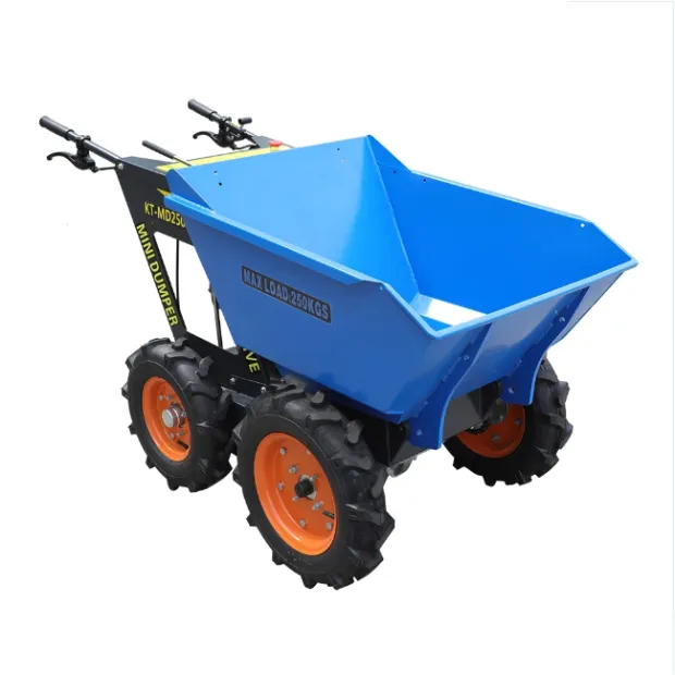 Mini Dumper with 250kg Loading for Building Construction Use