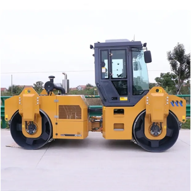 10 Ton Hydraulic Double Drum Compact Static Road Roller