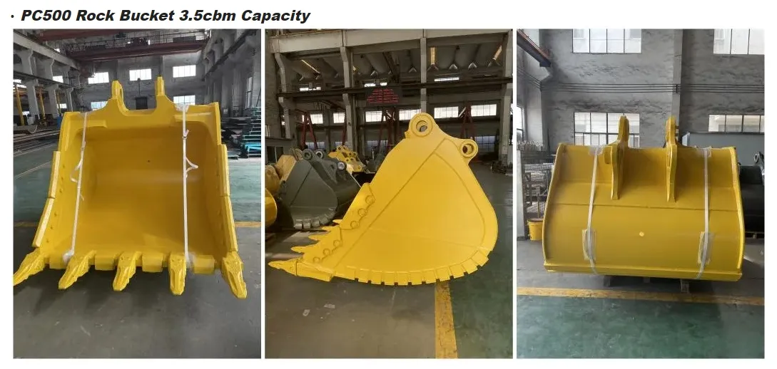 Standard General Purpose Excavator Heavy Duty Rock Bucket for KOMATSU PC500