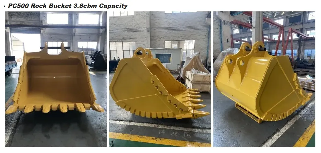 Standard General Purpose Excavator Heavy Duty Rock Bucket for KOMATSU PC500