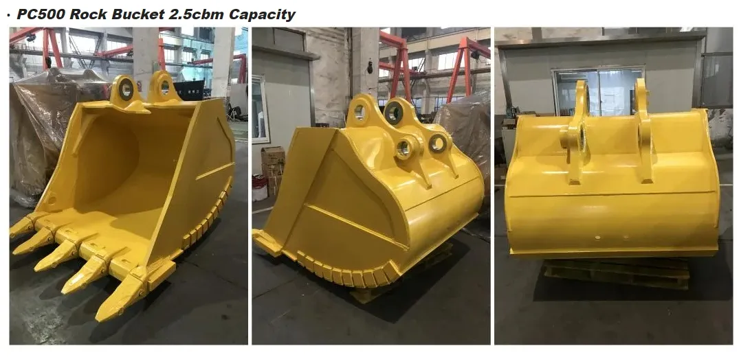 Standard General Purpose Excavator Heavy Duty Rock Bucket for KOMATSU PC500