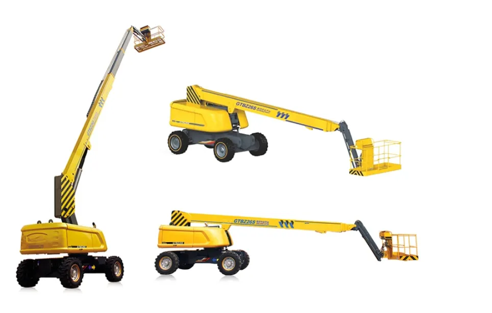 26m Hydraulic Warehouse Portable Knuckle Boom Motorized Ladder Lift for ...