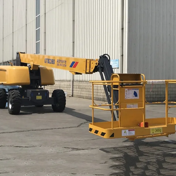 26m Hydraulic Warehouse Portable Knuckle Boom Motorized Ladder Lift for ...