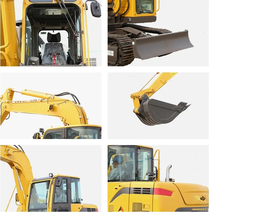 8t E680f Hydraulic Compact Crawler Excavator