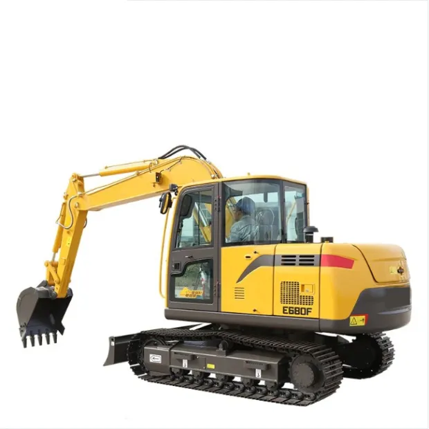 8t E680f Hydraulic Compact Crawler Excavator