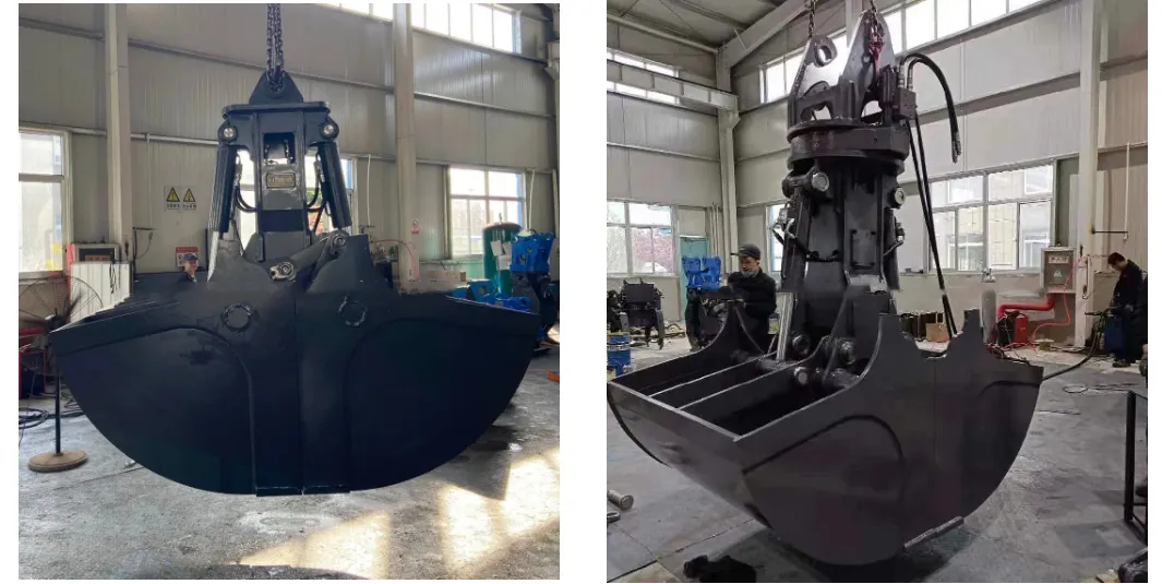 Clamshell Grab Bucket, Shell Bucket, Hydraulic Clamshell Excavator Bucket