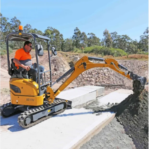 Excavator Xe17u Hydraulic Electric Small Micro Crawler Bagger Digger ...