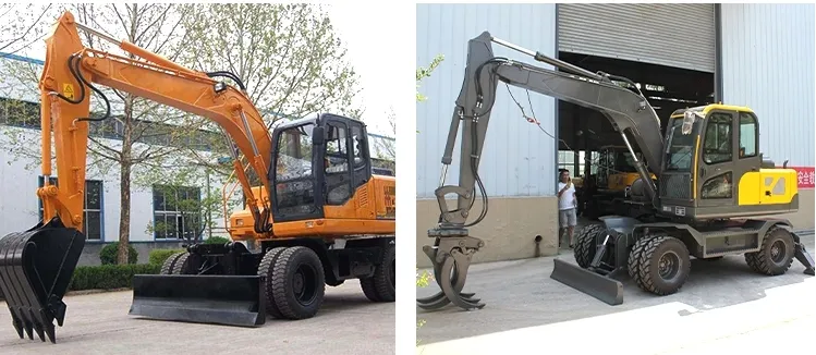 Mini Bucket Wheel Excavator, Digger Earth Moving Machinery