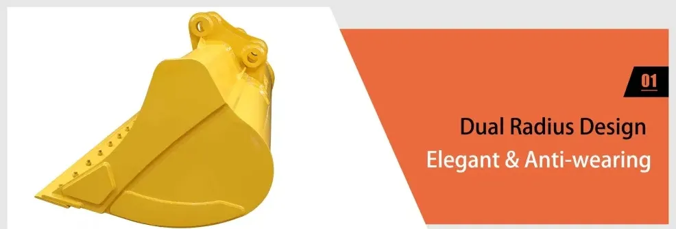 Excavator Universal Mud Bucket Reinforced Cutting Edge Bucket