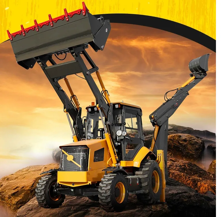1 Ton Mini Backhoe Loader for Construction Machinery - Top Quality ...