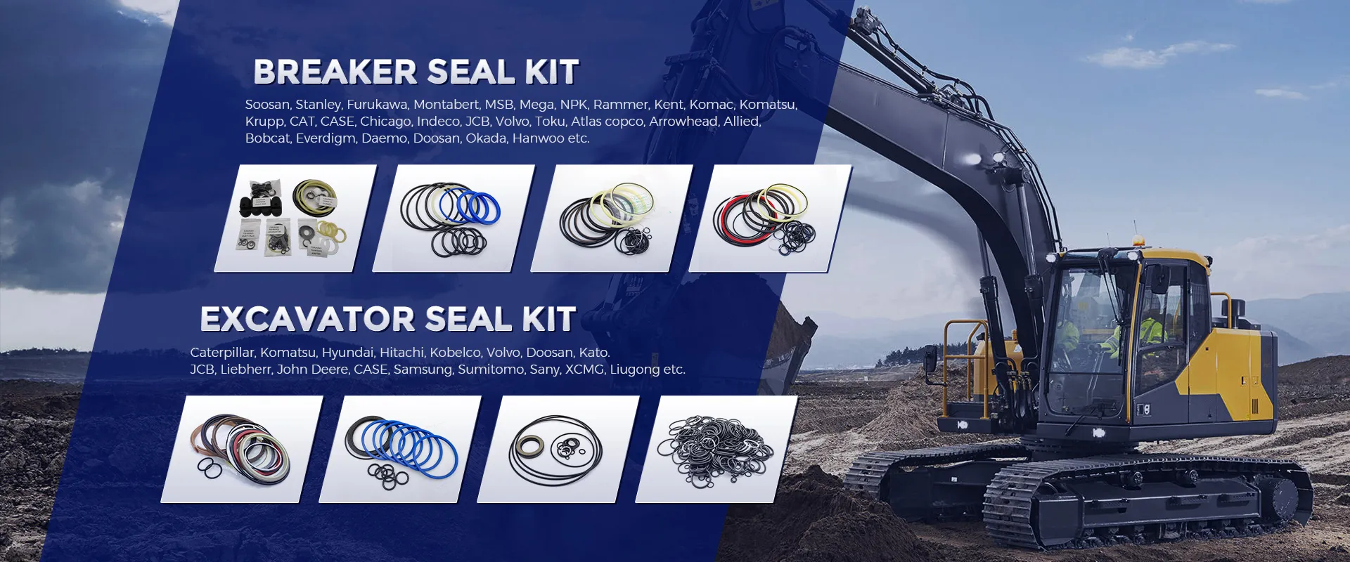 Seal Kit Excavator Spare Parts Manufacturer