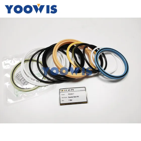PC340-7 Hydraulic Cylinder Bucket Seal Kit Komatsu Excavator Oil Seals