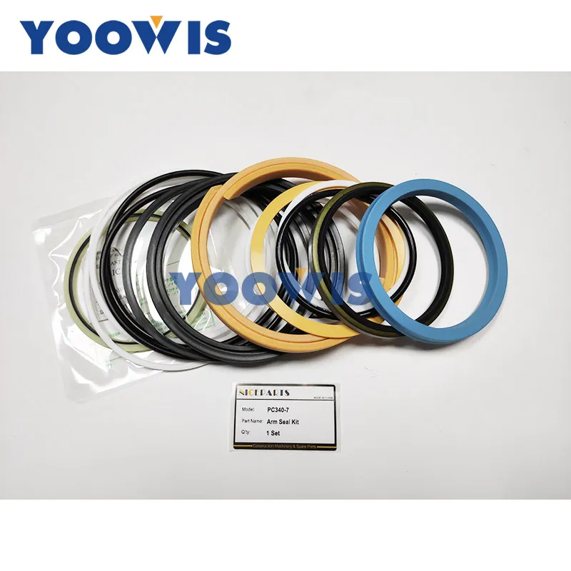 PC340-7 Hydraulic Cylinder Arm Seal Kit Komatsu Excavator Oil Seals