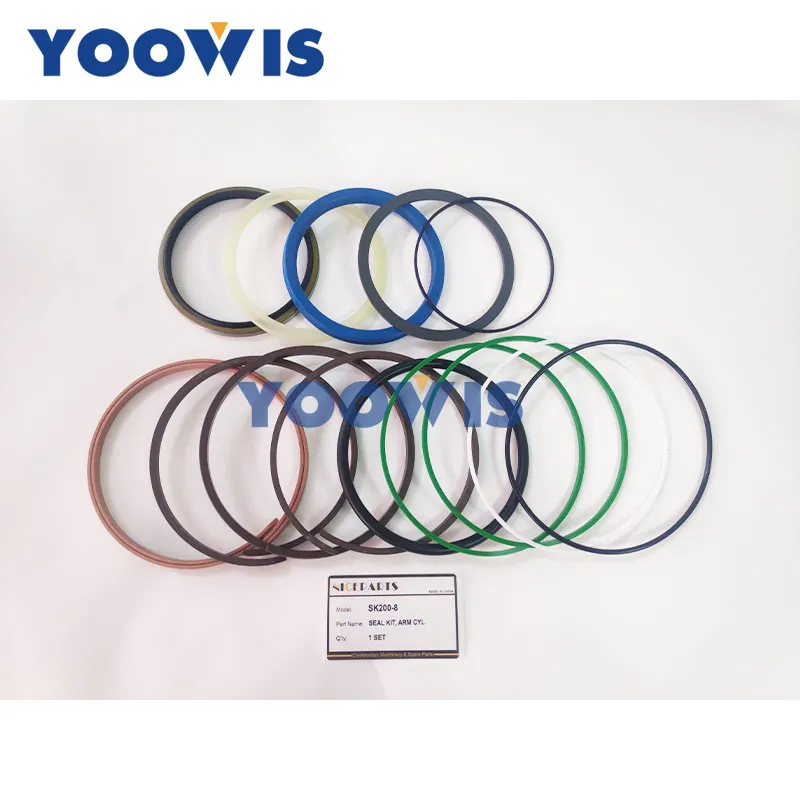 Kobelco SK200-8 Arm Cylinder Seal Kit YN01V00175R300 Repair Kits