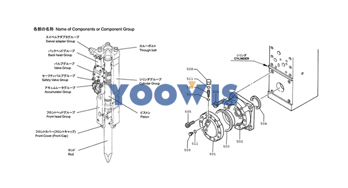 Kent KF35 Diaphragm Hydraulic Breaker Membrane