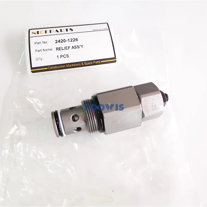 O/L Relief Valve Ass'y 2420-1226 Main Control Valve Parts