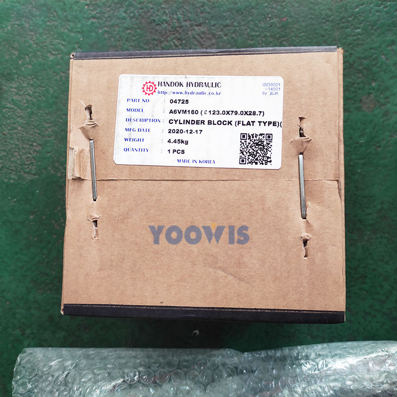 A6VM160 Cylinder Block Valve Plate R200W-7 Motor Parts