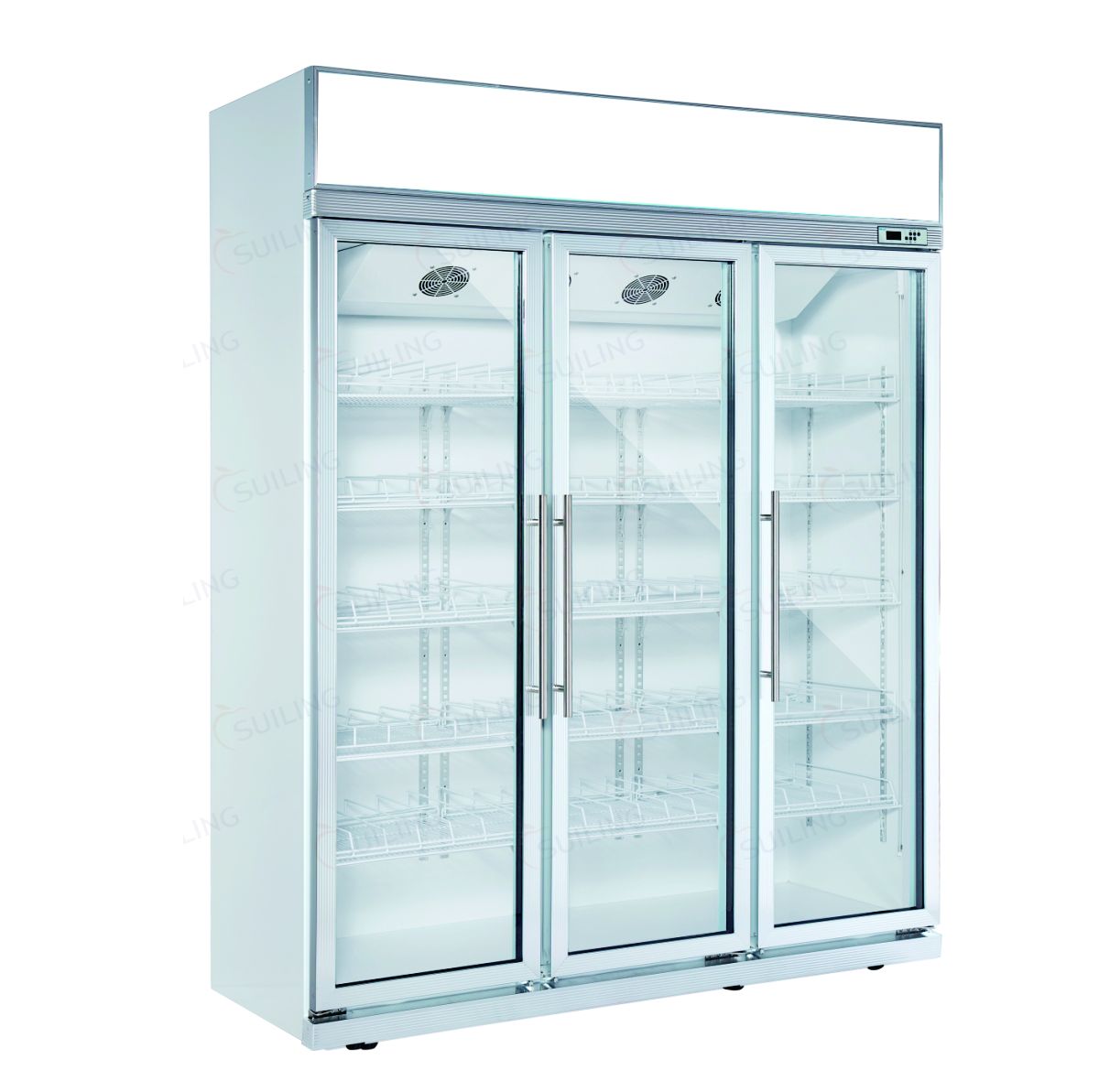 1090L Glass Door Refrigerator / Top Mounted Chiller