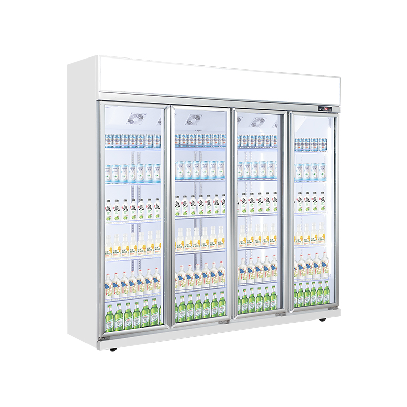 1660L Glass Door Refrigerator / Top Mounted Chiller