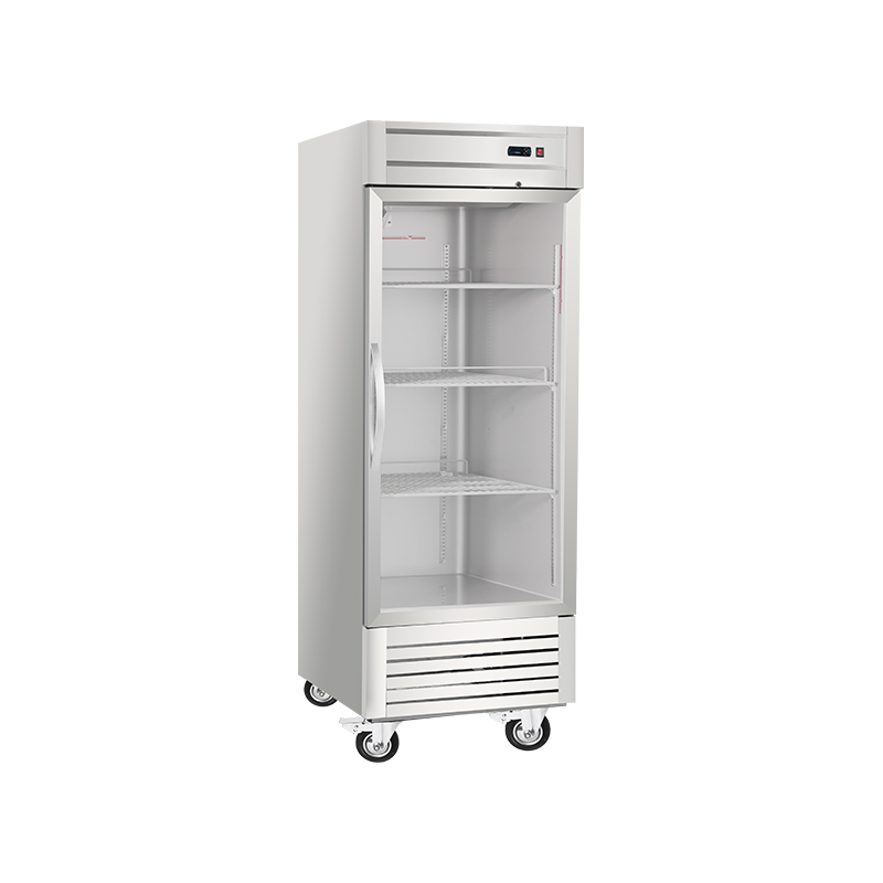 569L Glass Door Refrigerator - Stainless-Steel-Chiller