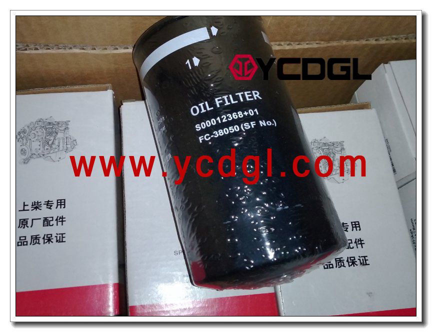 Oil filter element S00012368+01 for SHANGCHAI