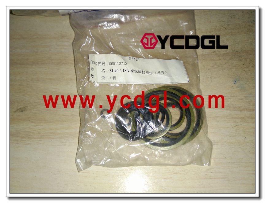 Control valve repair kit 860110712,ZL40.6.18A for XCMG