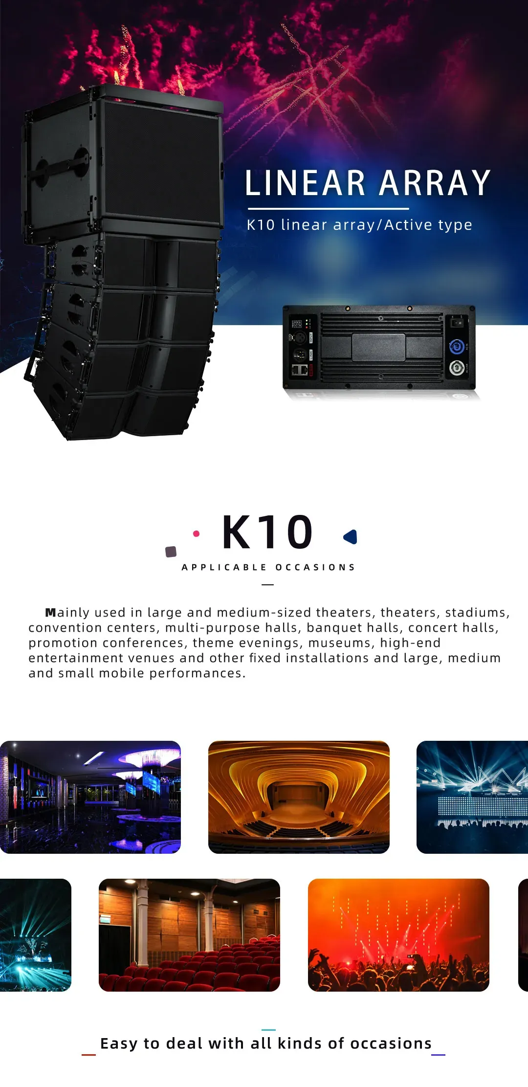K10 Line Array Speaker