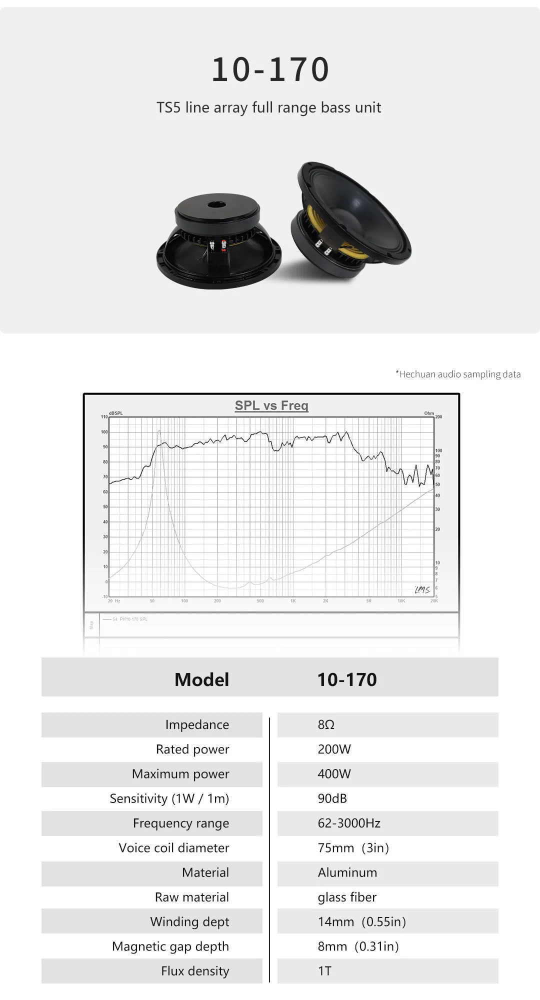 Pro Audio Dual 10" Line Array Speaker