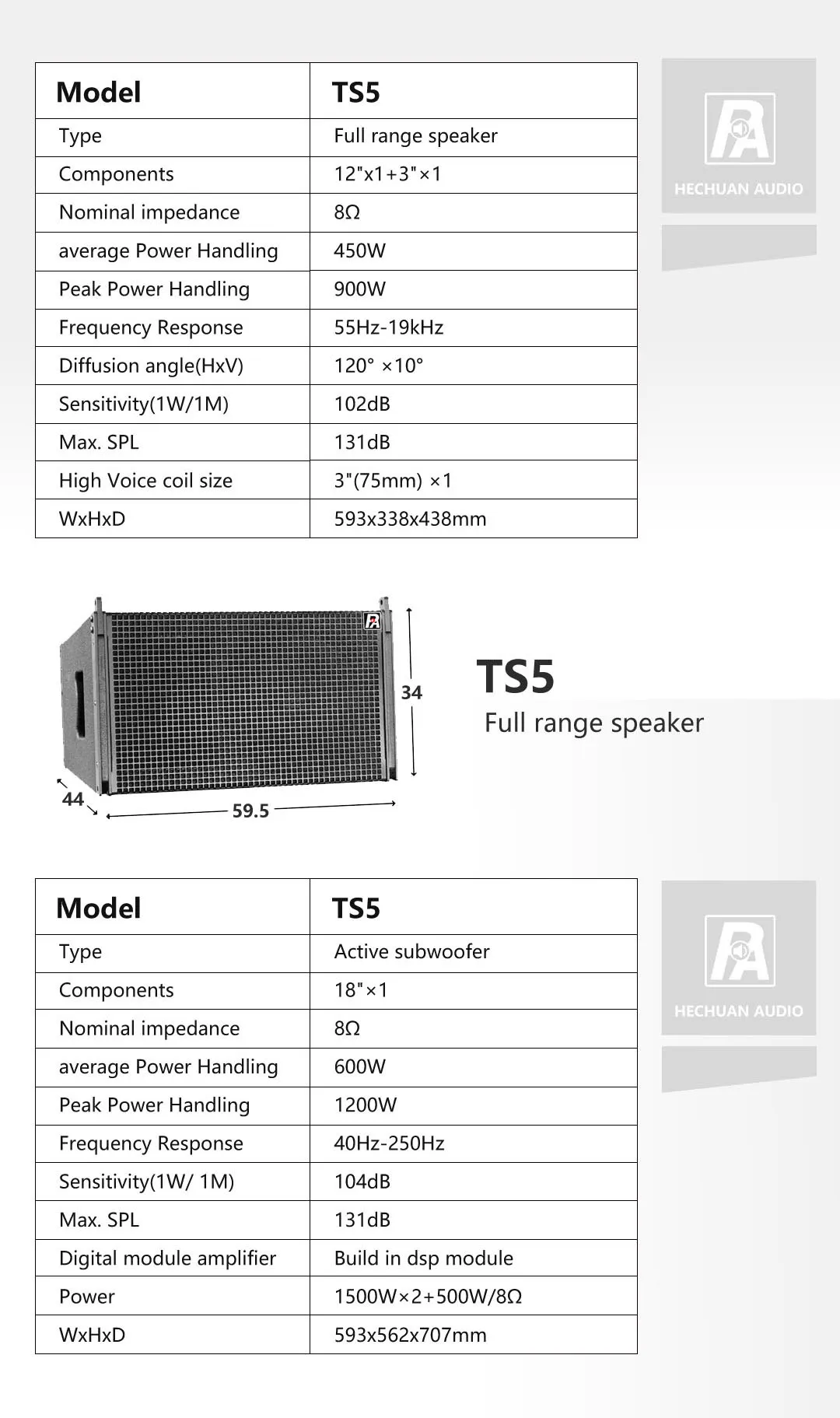 Single 12 Line Array Speaker