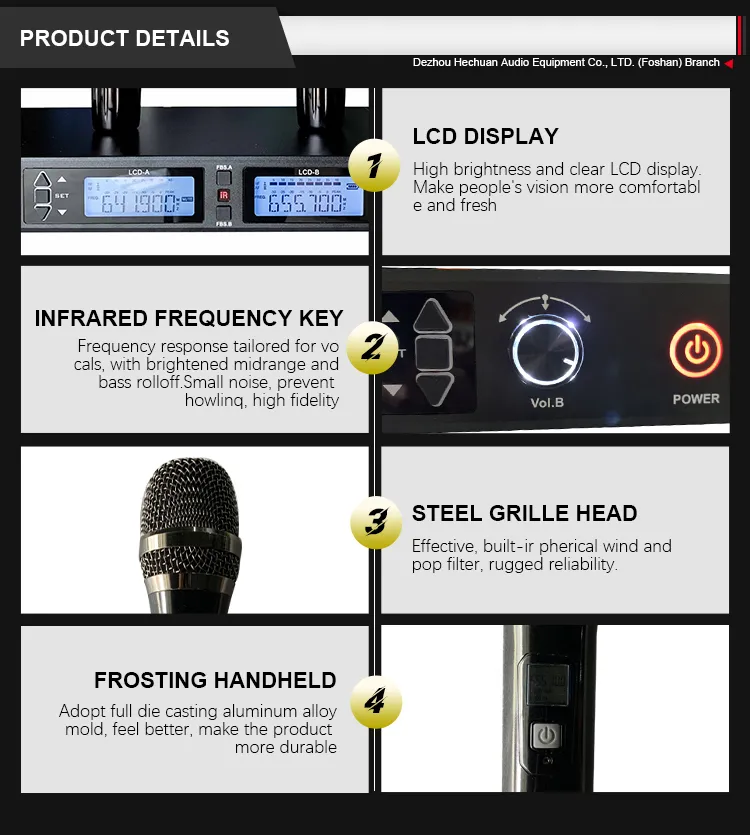 Professional Stage Wireless Microphone