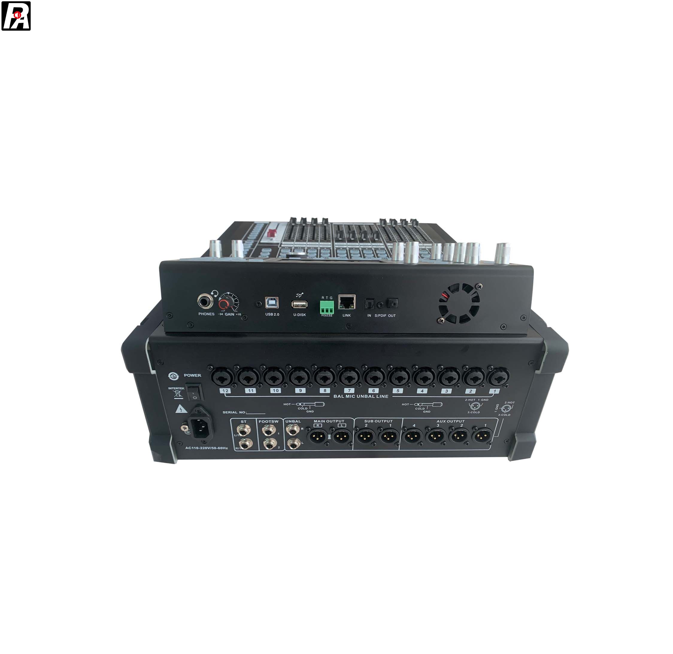 E16 16 channel Digital Mixer Console