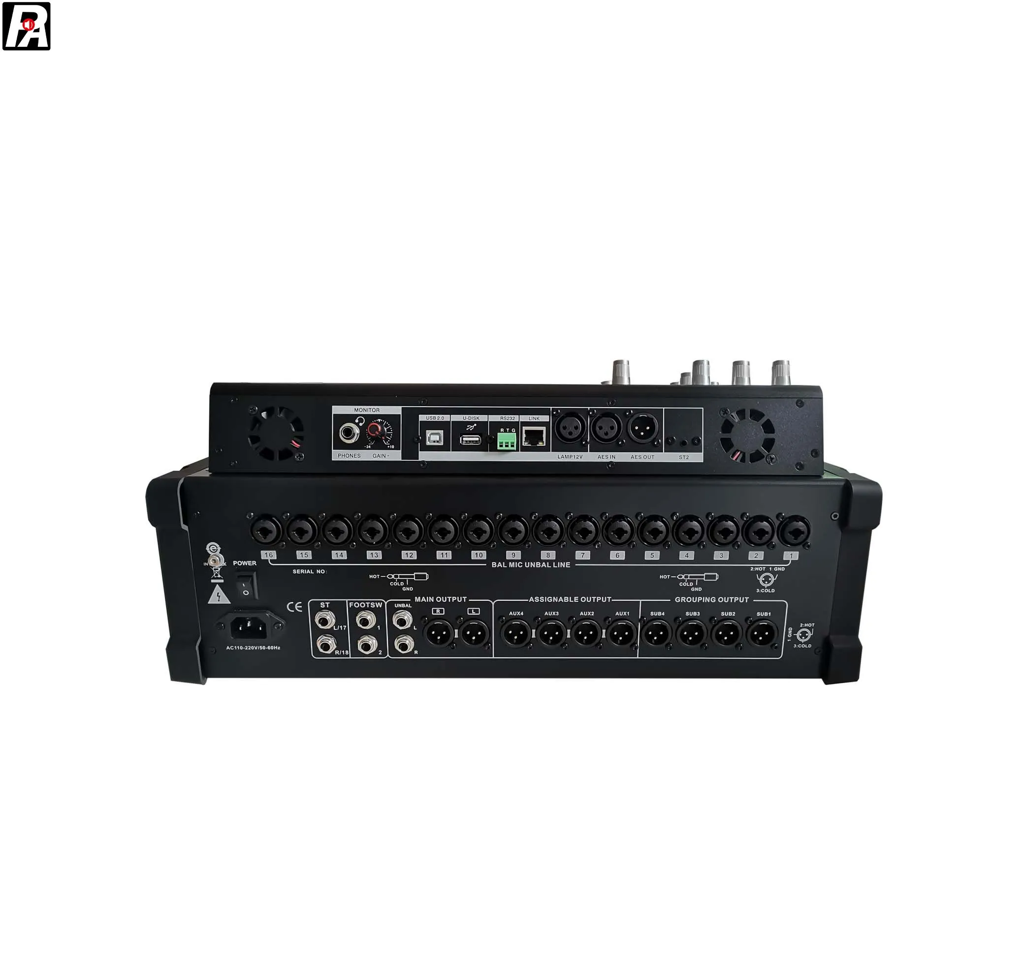 E20 20 channel Digital Mixer Console