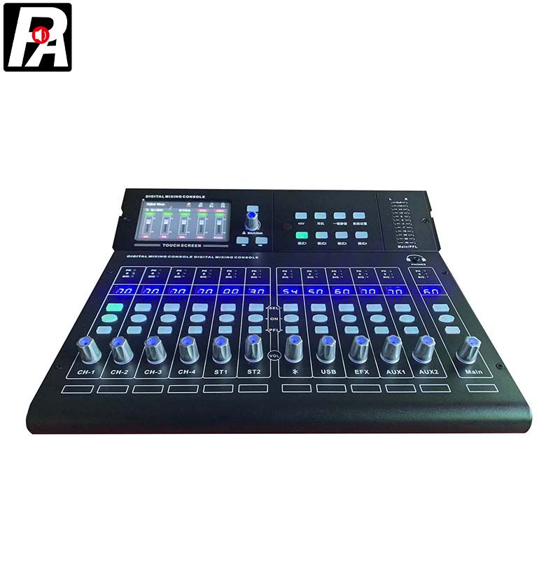 8 Channel Webcasting Digital Mixer