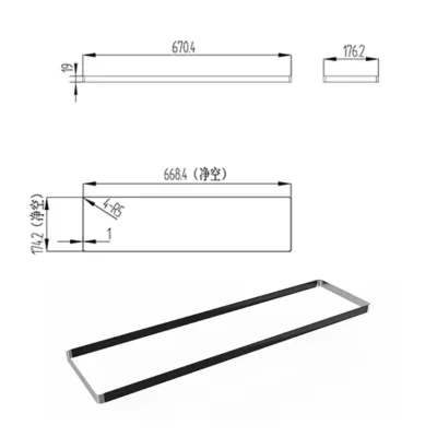 Lithium battery module steel belt